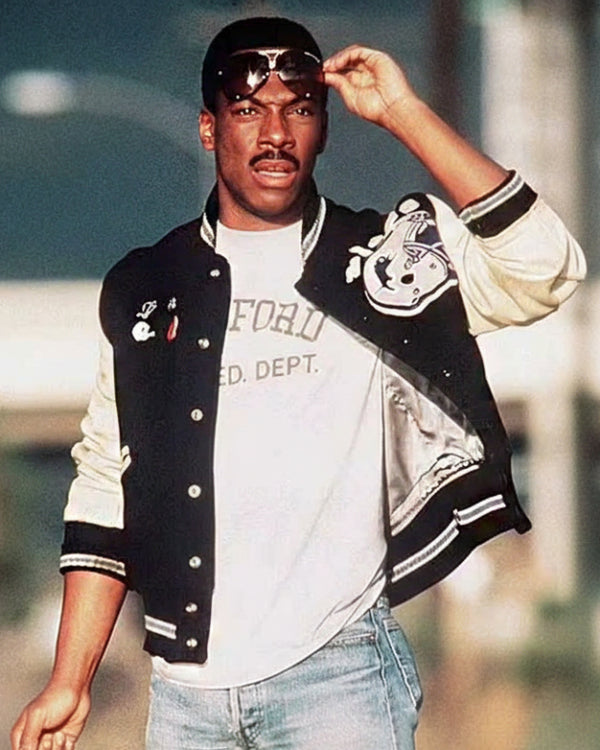 Beverly Hills Cop Axel Foley Varsity Jacket – Jacket Creator