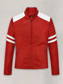 Fight Club Red Leather Jacket – Jacket Creator