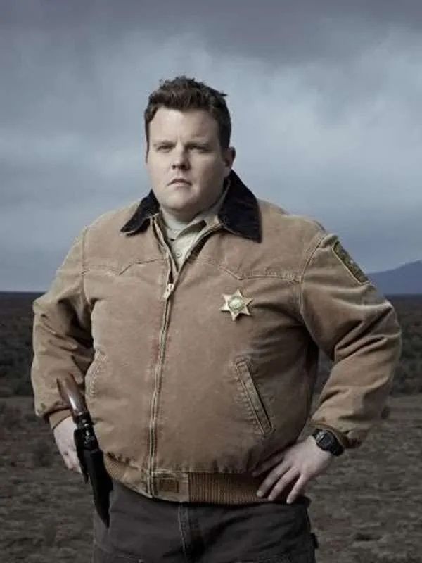 Longmire Adam Bartley Brown Uniform Bomber Jacket – Jacket Creator